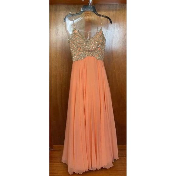 Dresses | Vintage Guyrex Texas Pageant Gown Dress Is Beaded Size 2 ...